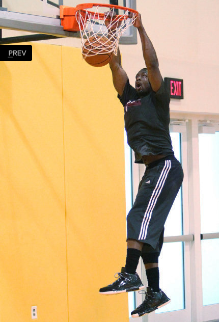 Dwayne Wade Previews His Li-Ning Sneaker During Heat Training Camp