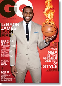 PICS: Lebron James Celebrates His Upcoming GQ Cover